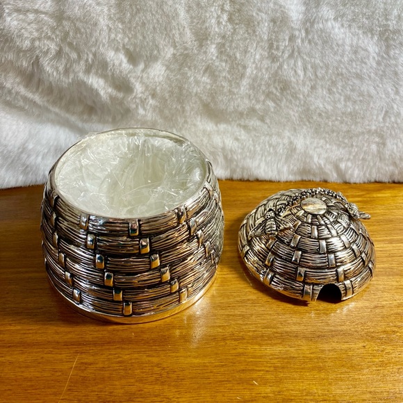 Godinger | Dining | New Godinger Silver Plated Beehive Honey Jar | Poshmark